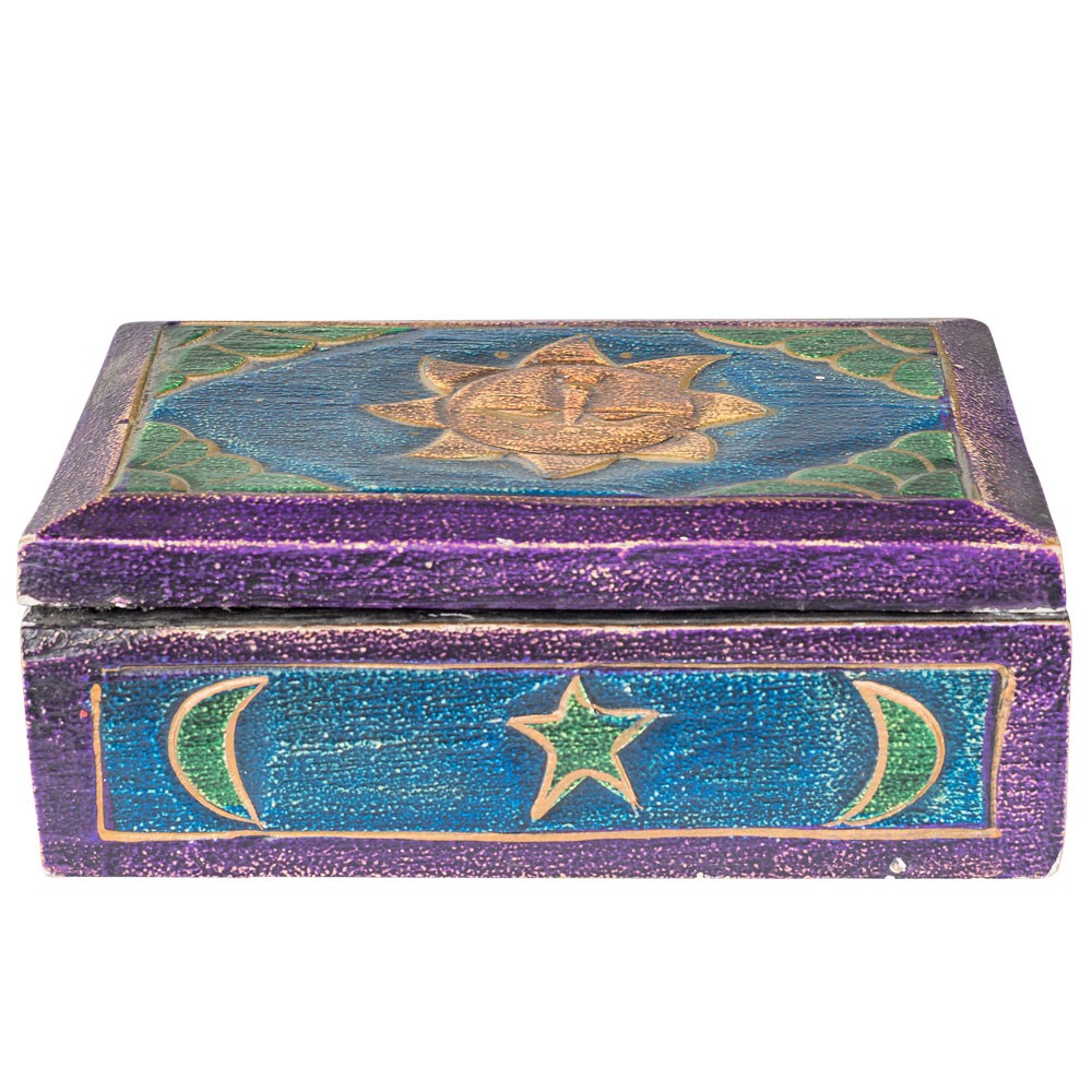 HAND PAINTED RUSTIC BOX