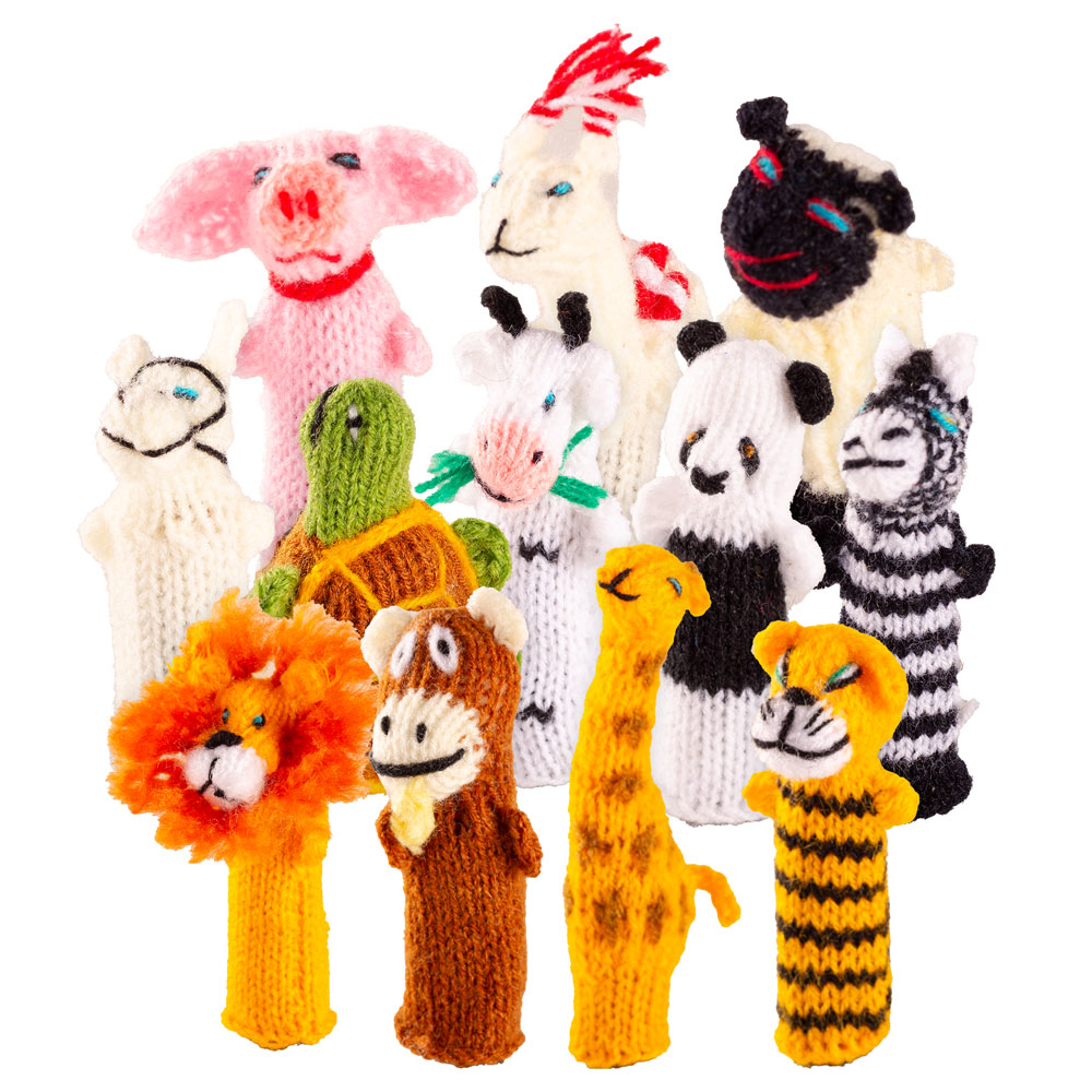 FINGER PUPPET ASSORTED 5 DOZEN